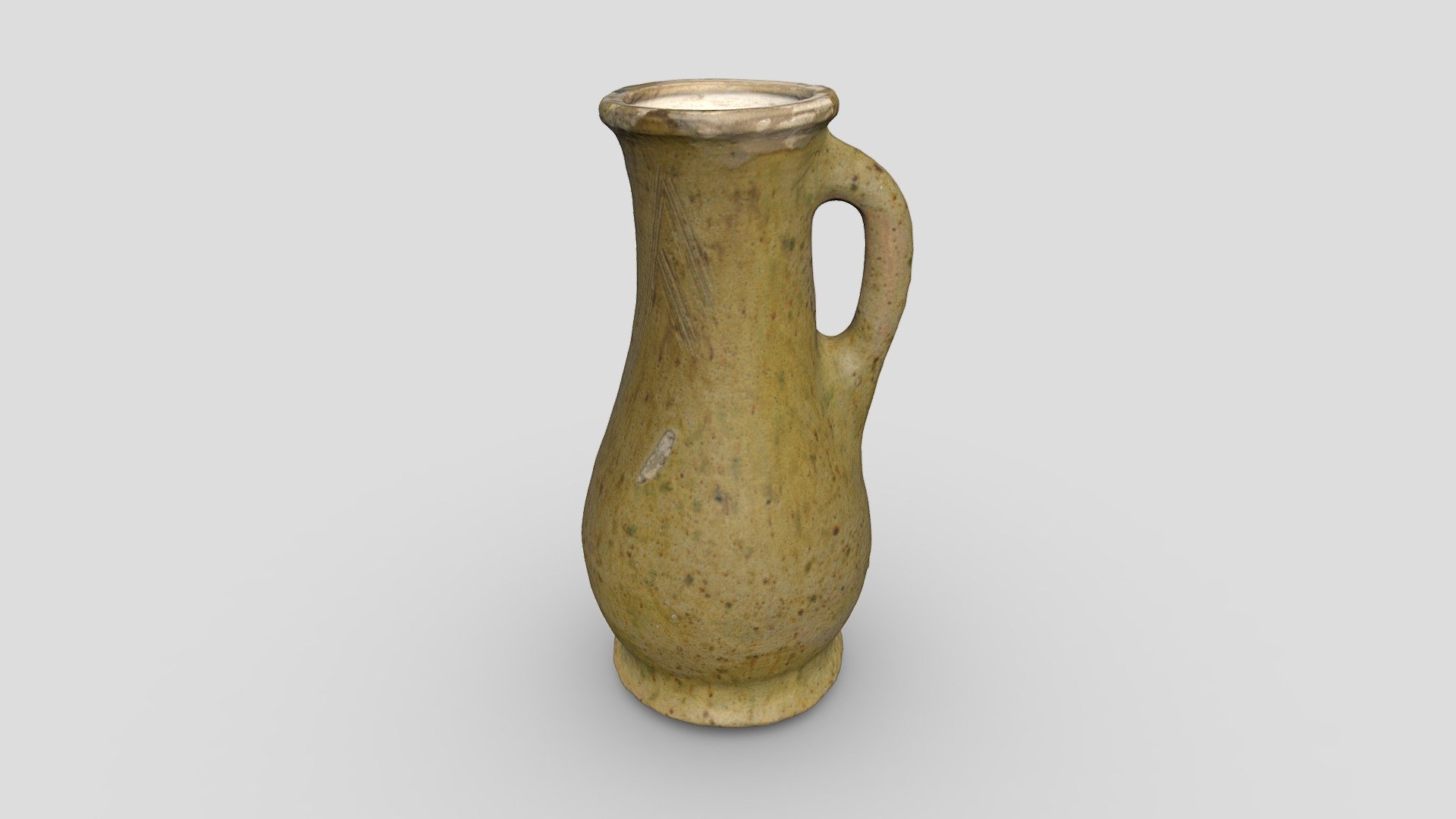 Medieval English jug (SOTLS : A1973.416) - 3D model by Southampton ...