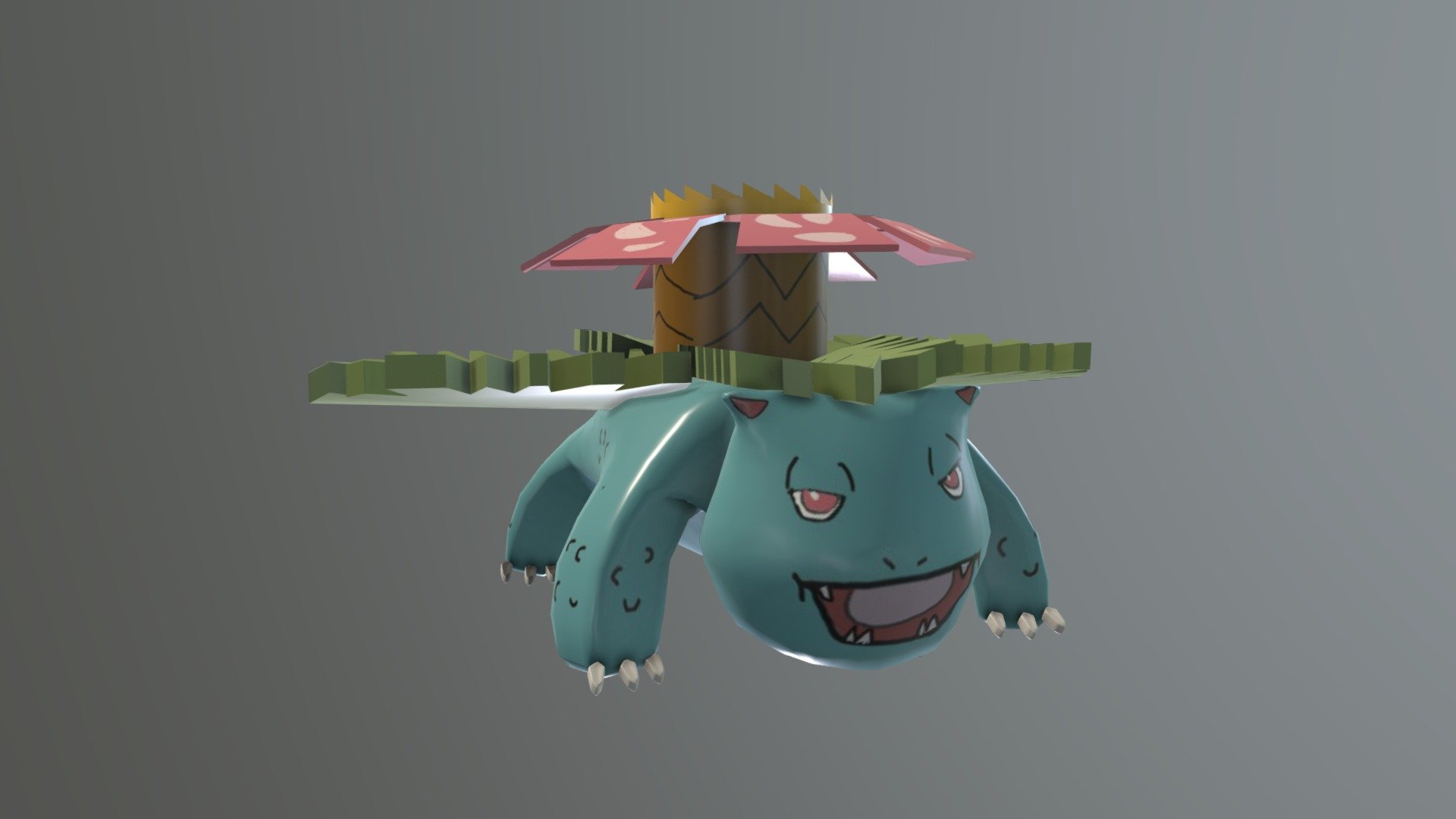 Venusaur 3D Model - 3D model by Ojk114 [0c47ea4] - Sketchfab