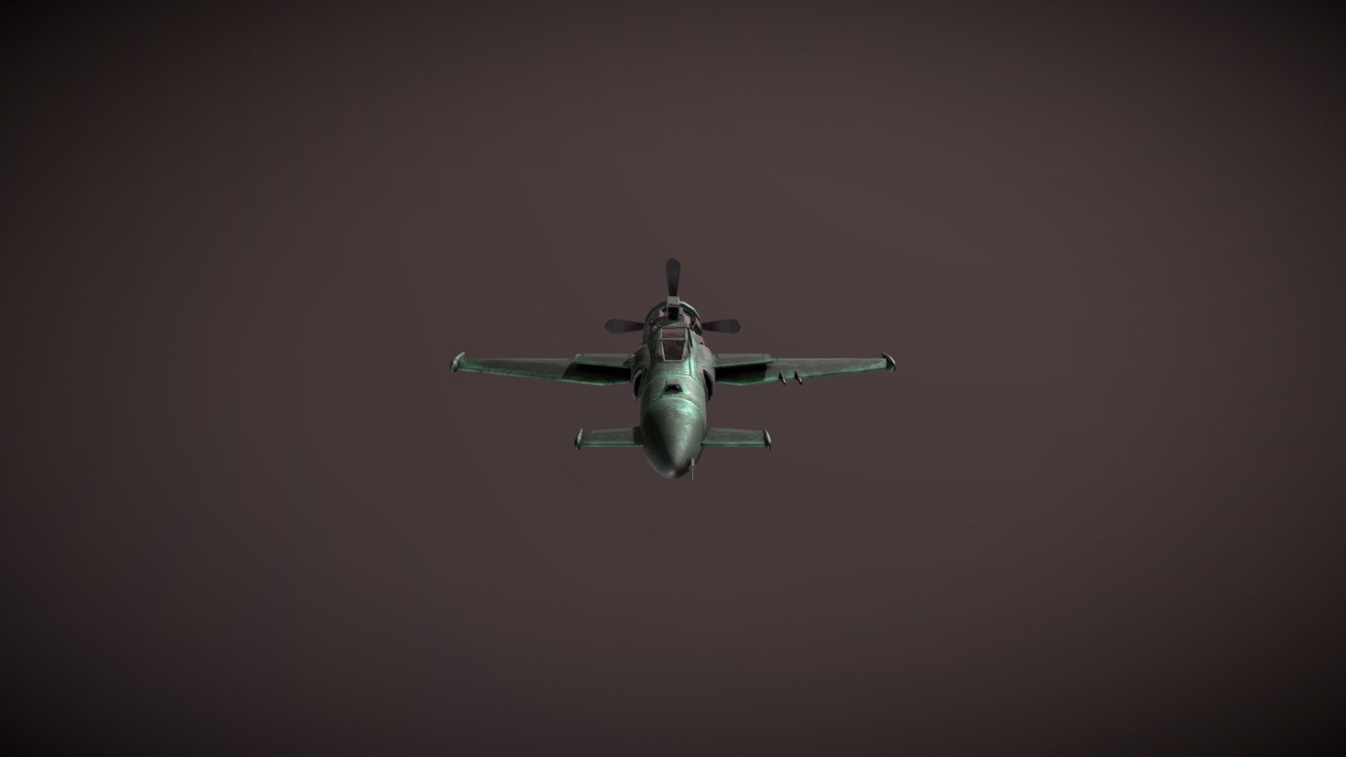 Dieselpunk Jet - 3D model by captainKerr [0c4a2eb] - Sketchfab