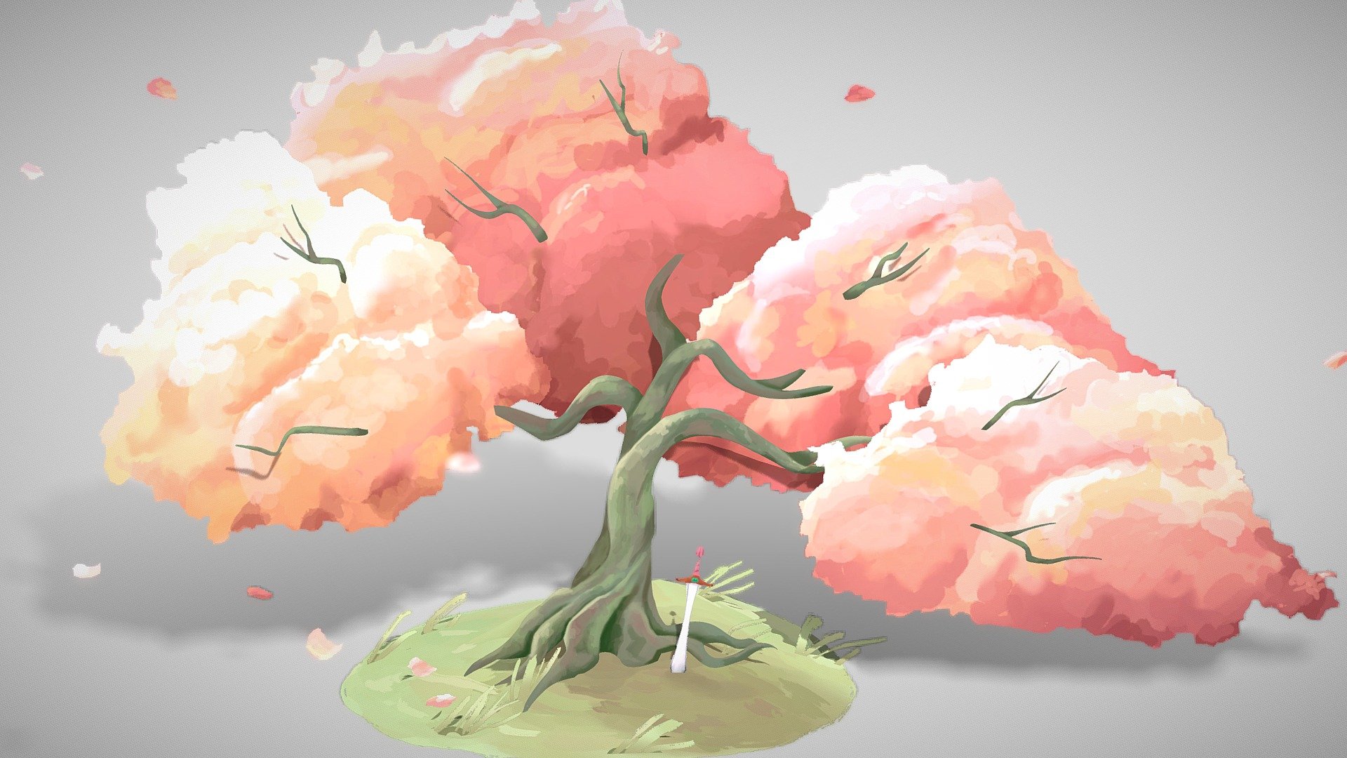 2.5d Crabapple Tree - 3D model by francessarah [0c4c8bc] - Sketchfab