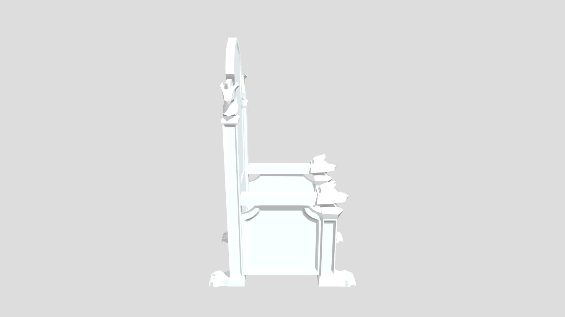 Throne - Download Free 3D model by Toadboy_00 [0c4cce9] - Sketchfab