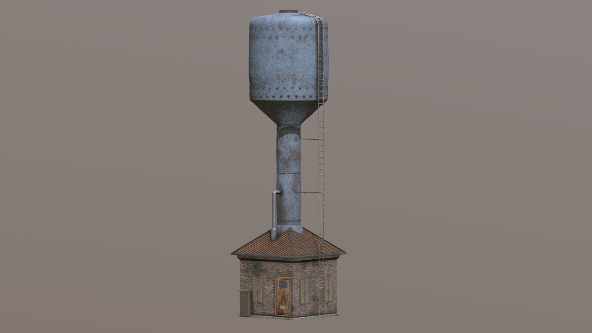 Water pump house - Buy Royalty Free 3D model by Thomas Binder ...