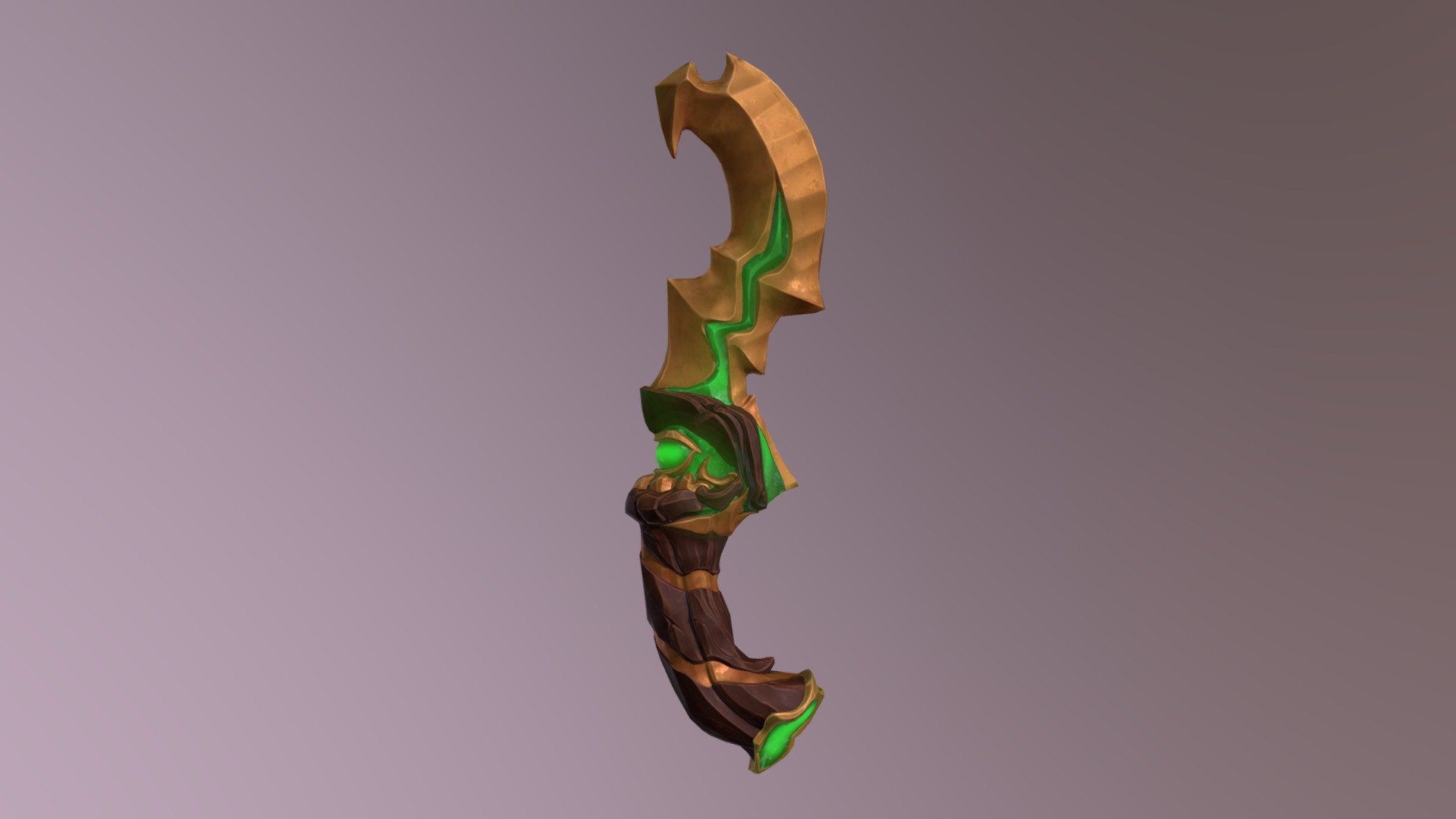 Stylized Dagger - 3D model by alexgalloway [0c4d4fb] - Sketchfab