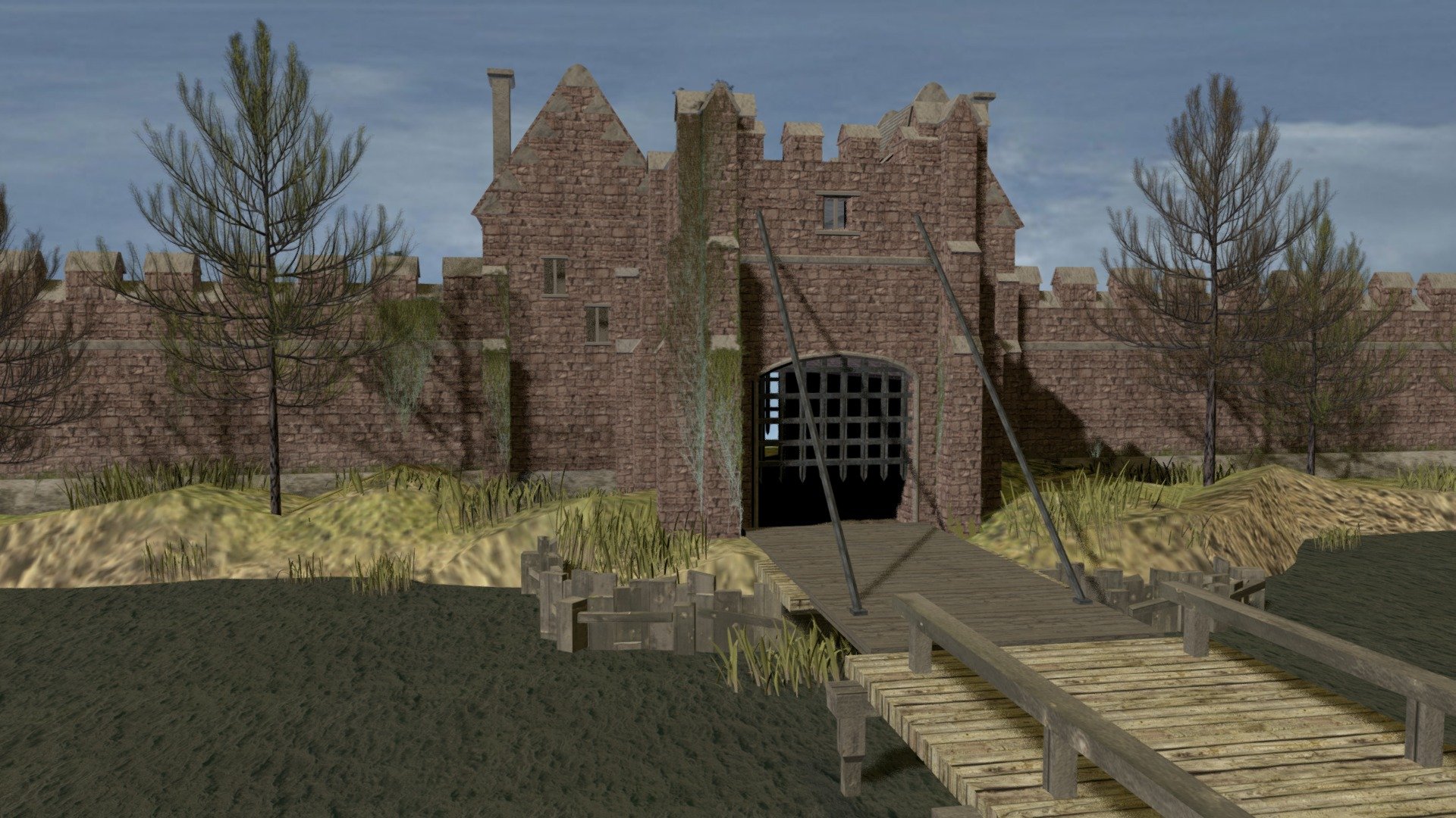 Beverley Gate, Hull, in 1642 - 3D model by Hannah Stamp (@hannahrice ...