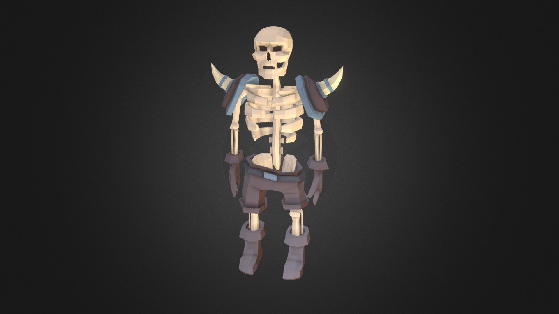 Esqueleto Medieval - Medieval Skeleton - 3D model by Mati_Reynoso ...