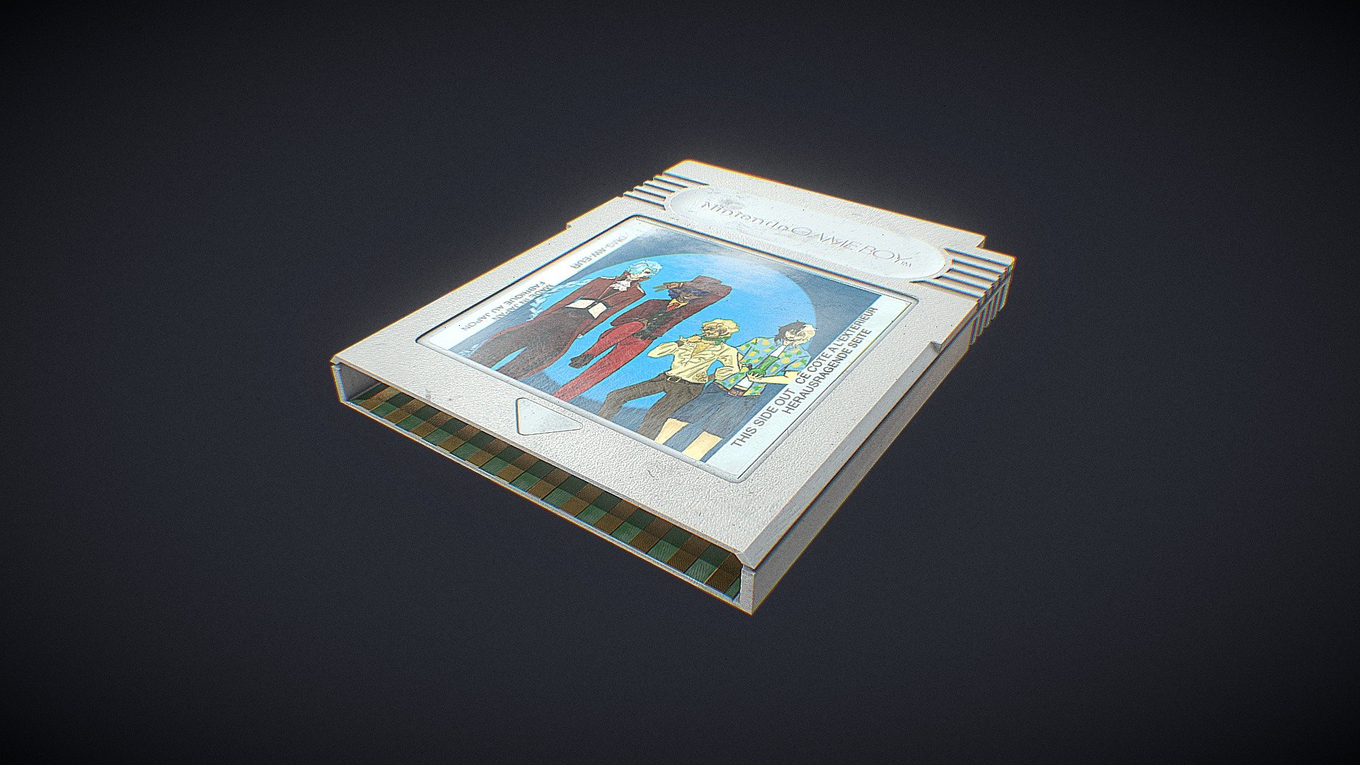 Gameboy cartridge - Download Free 3D model by Val Turcea (@zwinkers ...