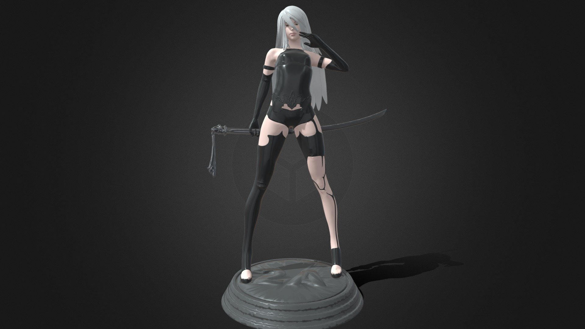 Yorha 2B - NieR Automata - Buy Royalty Free 3D model by leijiaoshou [0c4f6ab] - Sketchfab Store