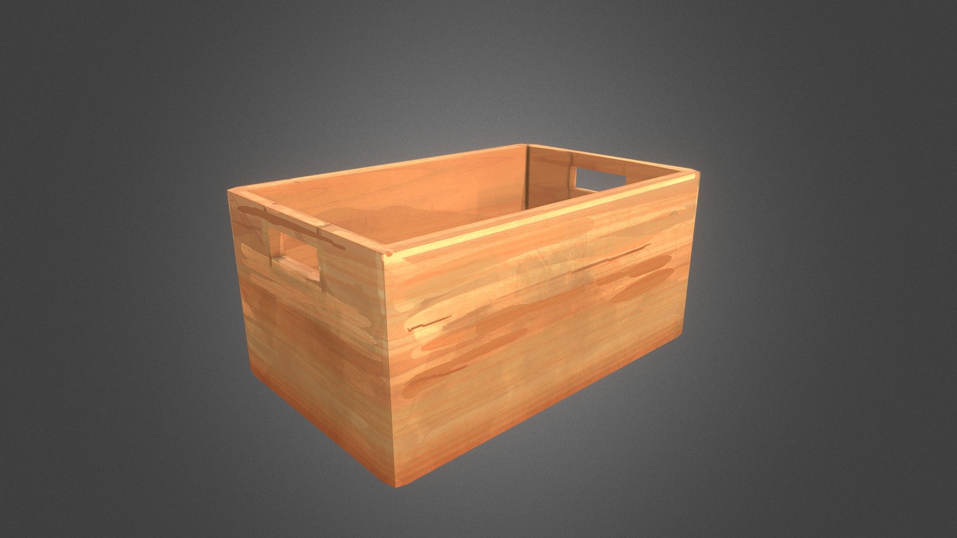 Low Poly Wooden Box - 3D model by Epsylon (@pryme) [0c50b01] - Sketchfab