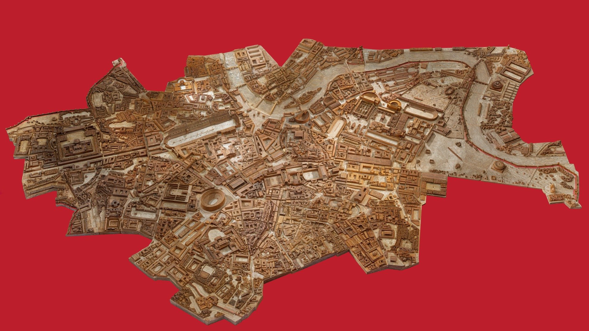 Scale model of Ancient Rome - 3D model by Benoît Rogez (@shadows44 ...
