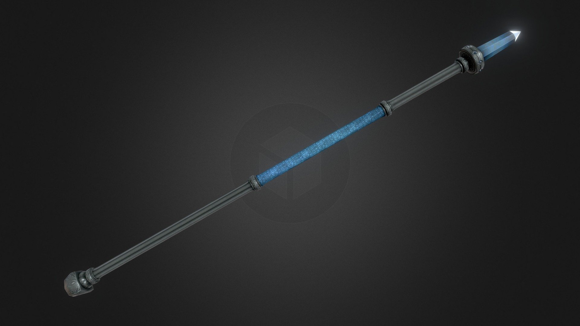 Gothic3 Water Mages Staff - 3D model by Ronnie Magnum (@ronniemagnum ...