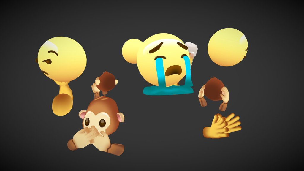 Emoji - A 3D model collection by Moonshin - Sketchfab