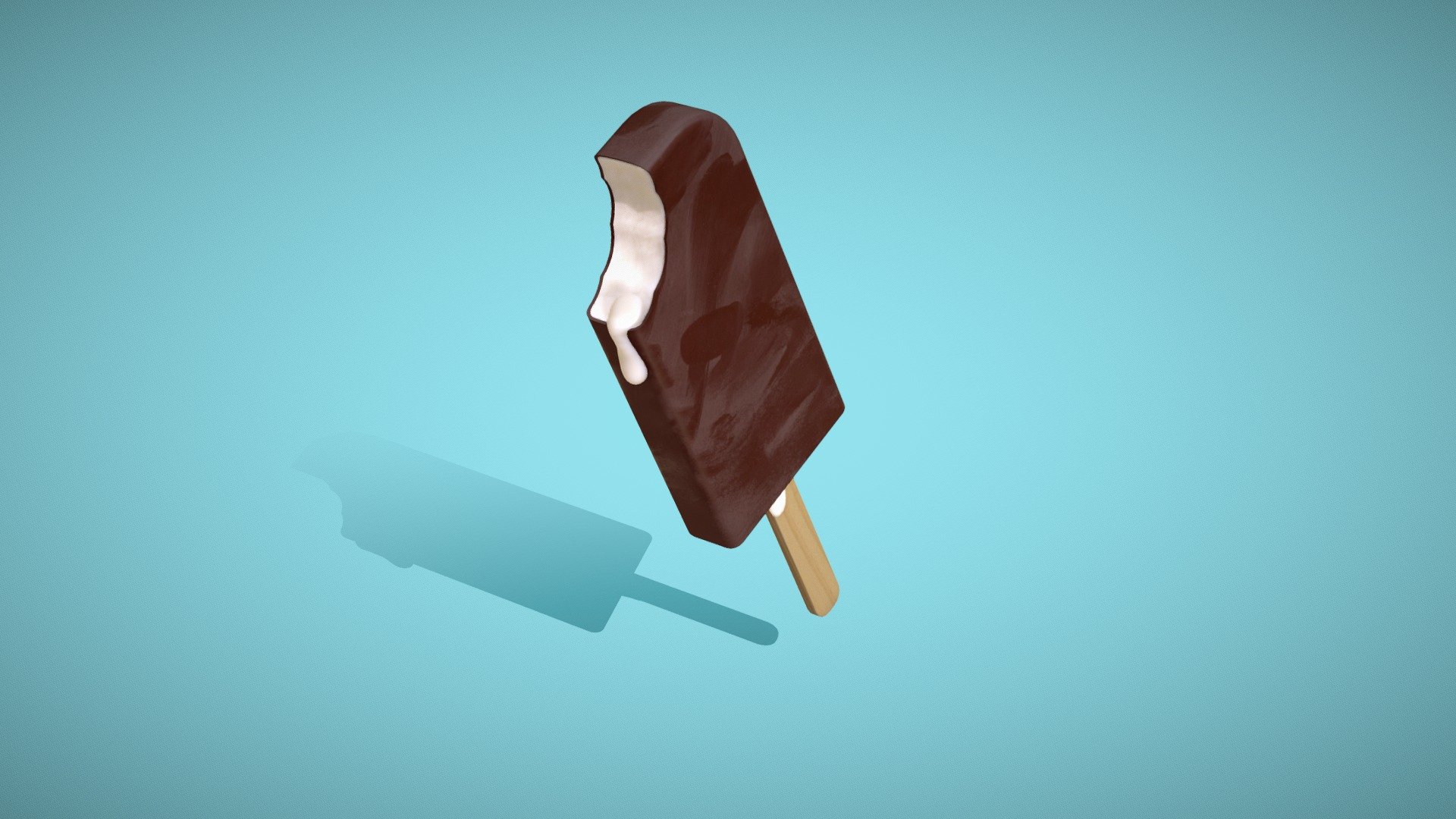 Melting Ice Cream Bar - Shape Key Animation - Download Free 3D model by ...