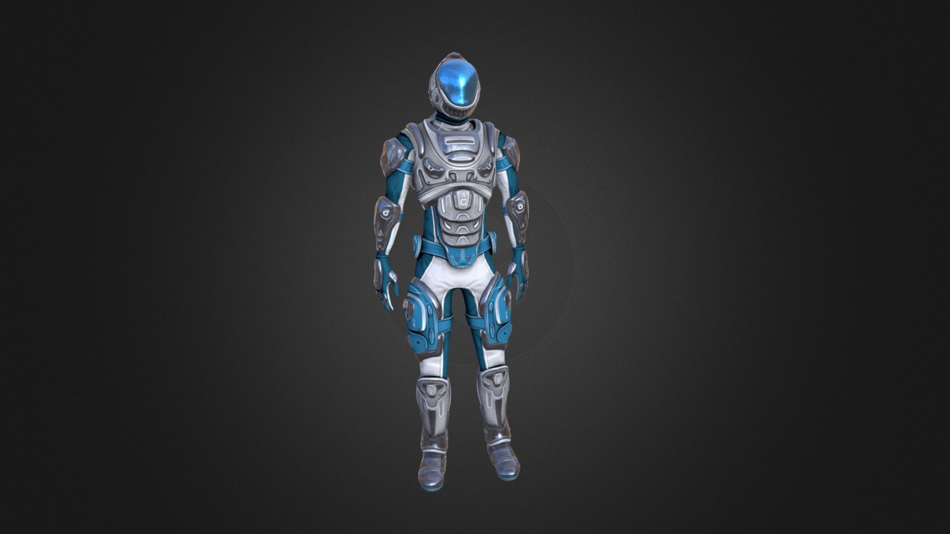Astronaut character - 3D model by Red_panda [0c55eba] - Sketchfab