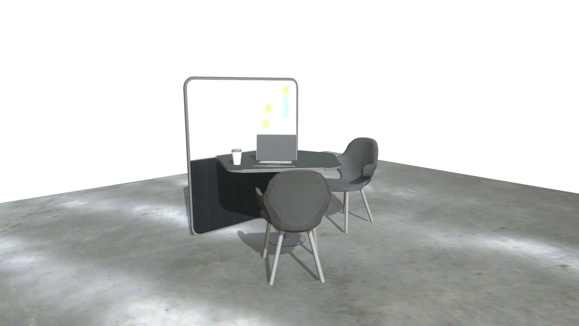 Project table with acoustics - 3D model by stykka.com [0c560b5] - Sketchfab
