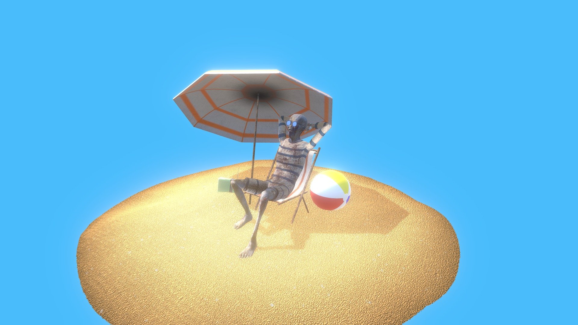 A Zombie vacation - 3D model by CC (@Emhar) [0c58844] - Sketchfab