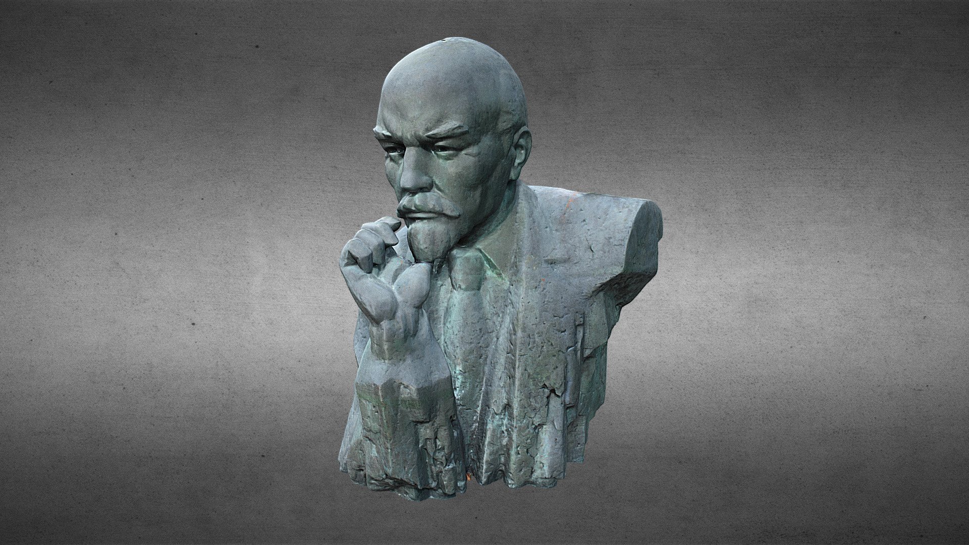 Vladimir Lenin Portrait Monument - Download Free 3D model by michelon_e ...
