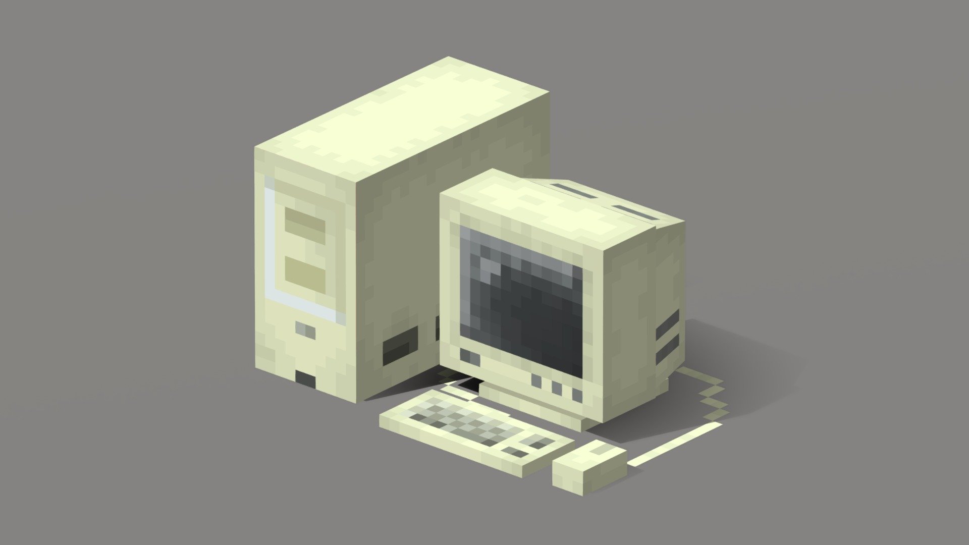 Old PC - 3D model by Fleecks [0c59676] - Sketchfab