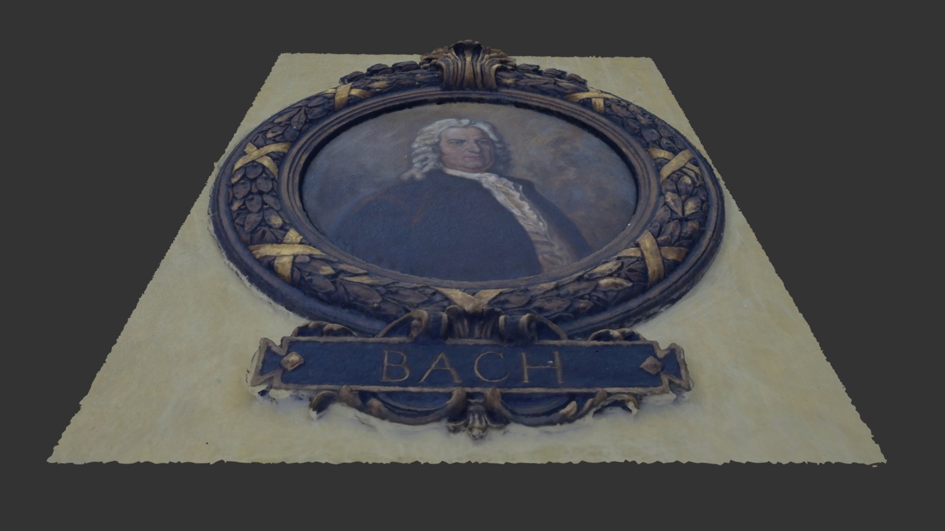 Johann Sebastian Bach - 3D model by sitiospatrimoniales3d [0c5aec2 ...