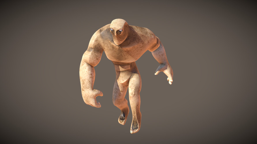 Golem of sand - 3D model by Kyan0s [0c5c169] - Sketchfab