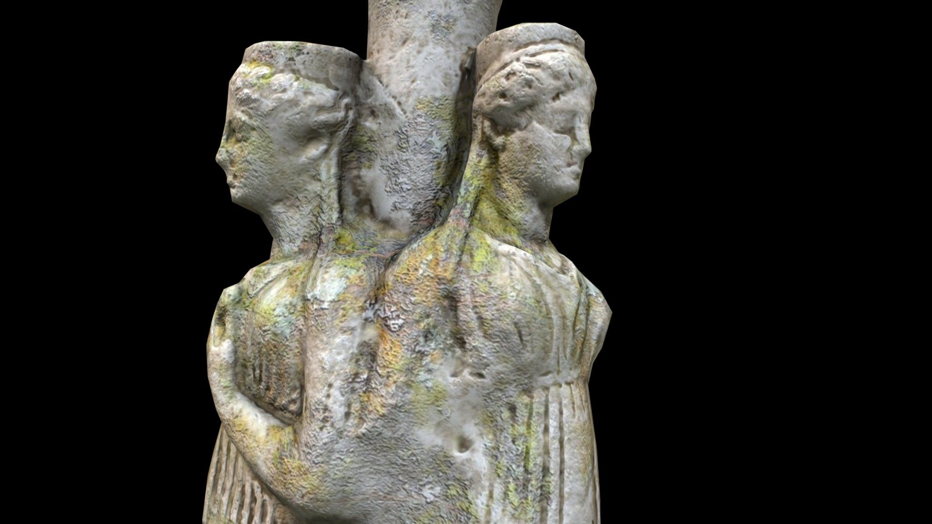 Hecate Epipyrgidia by Alcamenes, ca. 430-400 BC - Download Free 3D ...