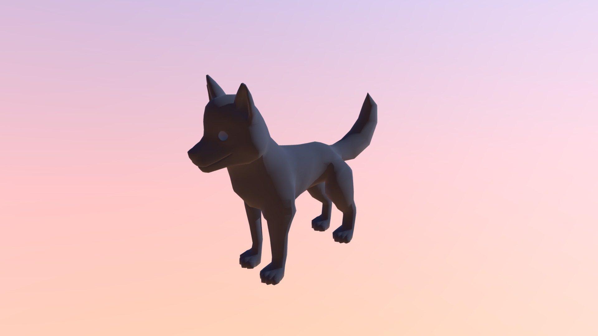 Husky low poly exercise - 3D model by Akiba Girl (@akiba_girl) [0c5c53e ...
