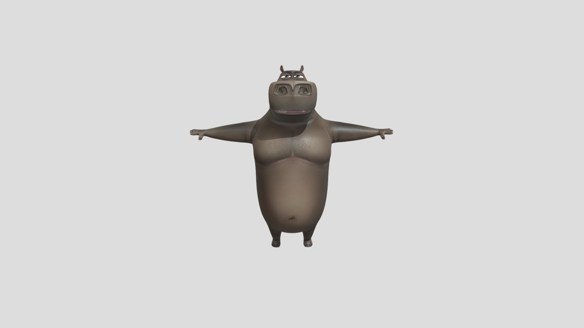 Moto Moto The Hippopotamus - 3D model by MarcSullivan [0c5c838] - Sketchfab