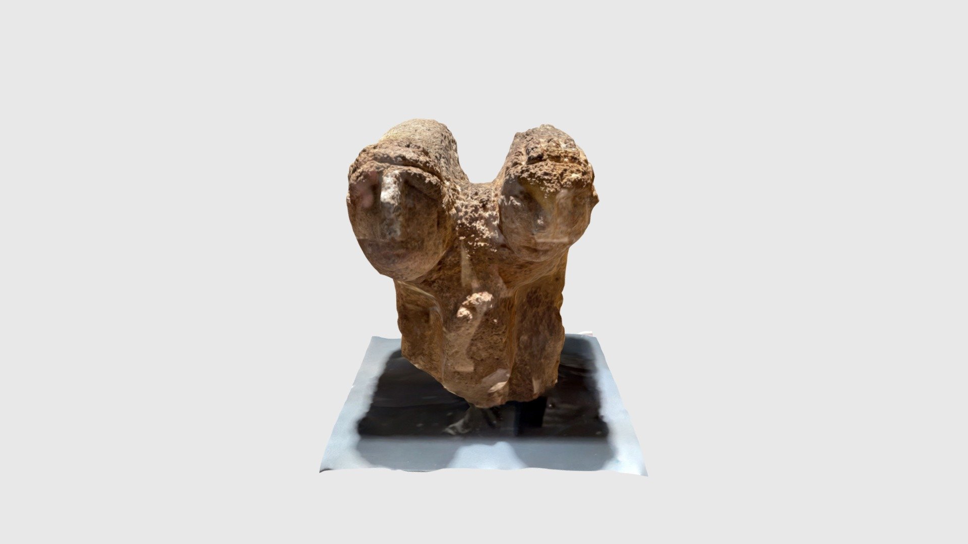 Karahan Tepe two headed statue - Download Free 3D model by ...