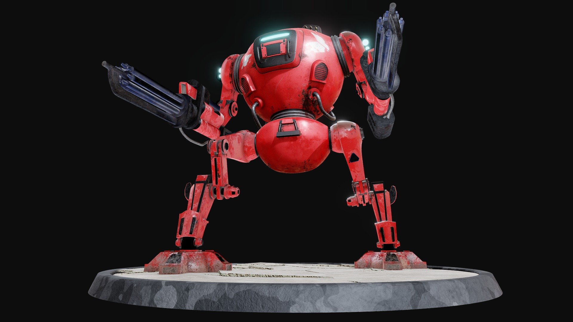 Mecha TIF-MKII / Steel Squad - 3D model by Pegeault baptiste (@xbp28 ...