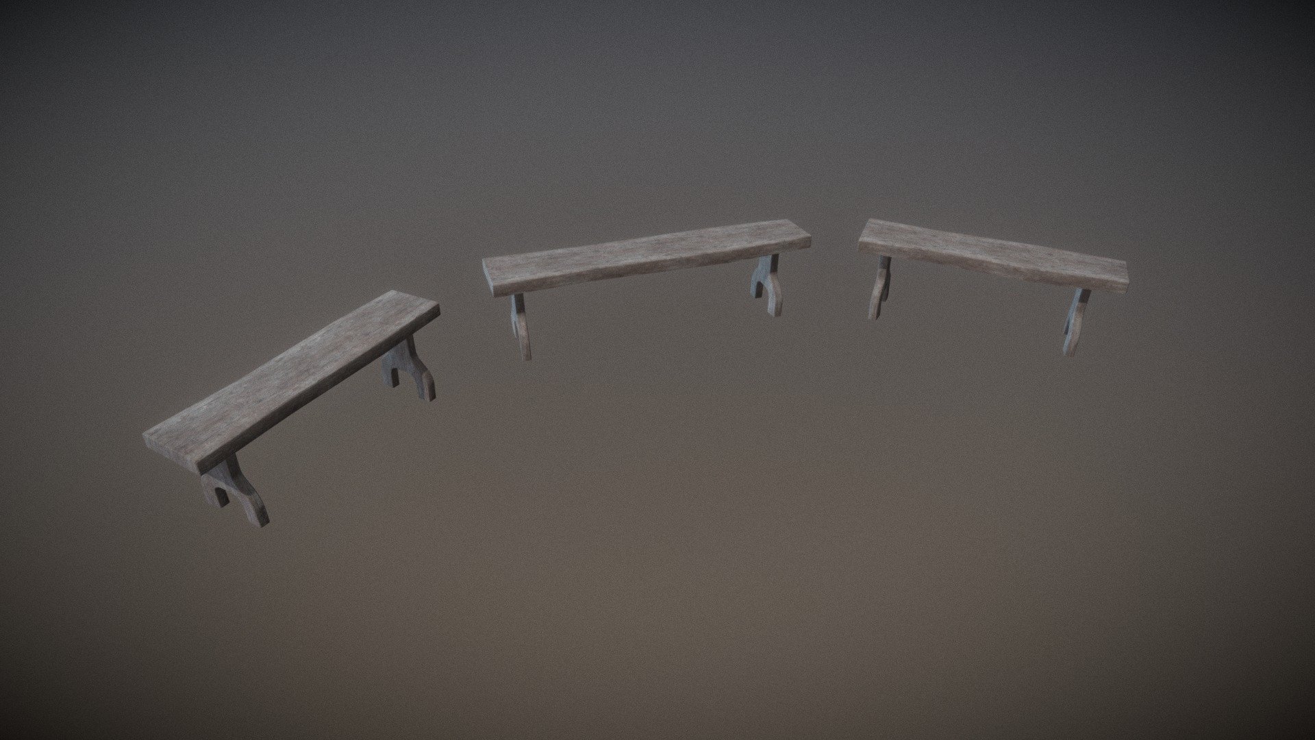 Set of 2 Benches - Buy Royalty Free 3D model by inedible.red ...