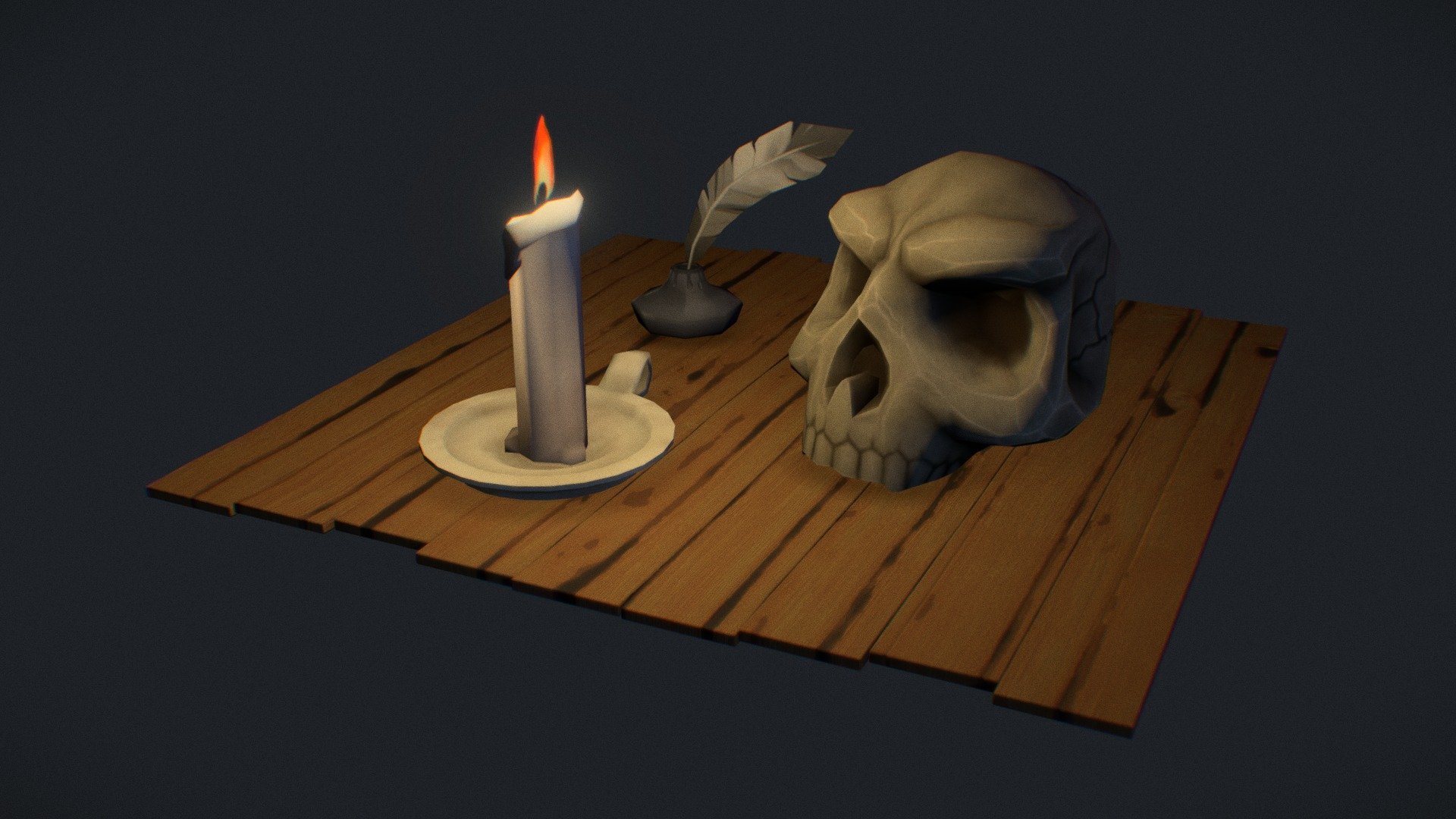 Scull Scene - 3D model by UFO3D [0c60c8d] - Sketchfab