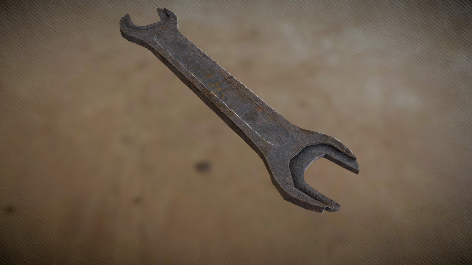 Old Spanner - Buy Royalty Free 3D model by TakeRefuge3D (@takerefuge84 ...