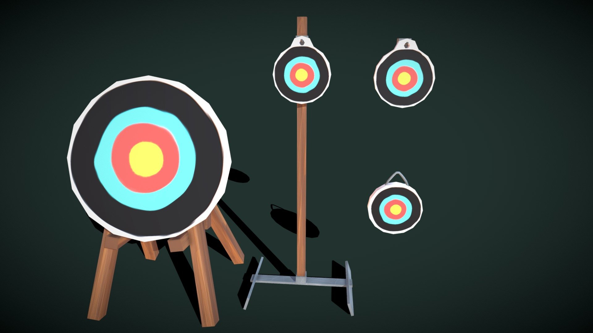 bow_target - Download Free 3D model by Bram van Hoof | 🇳🇱 (@BramvH ...