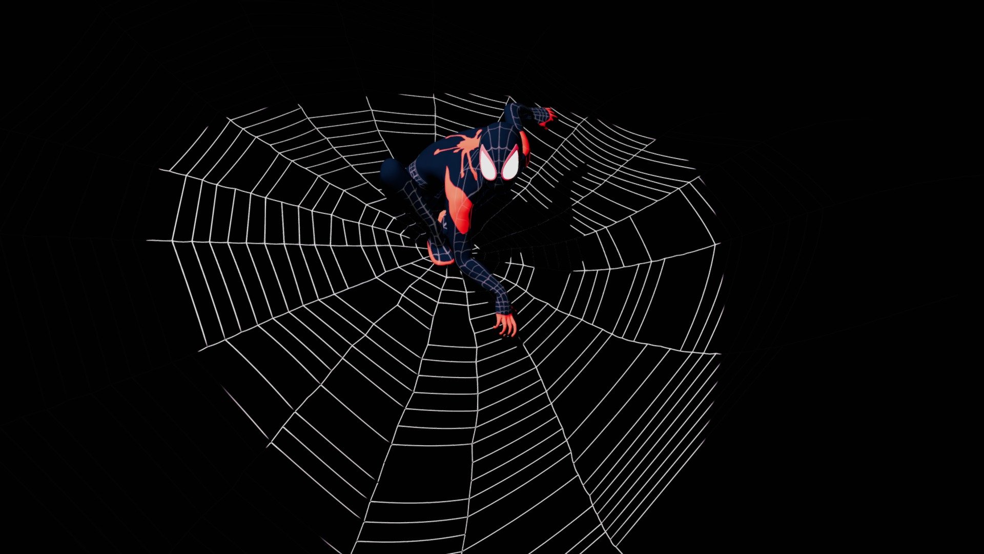 Spider-man in a web - 3D model by istrauss10 [0c620ef] - Sketchfab