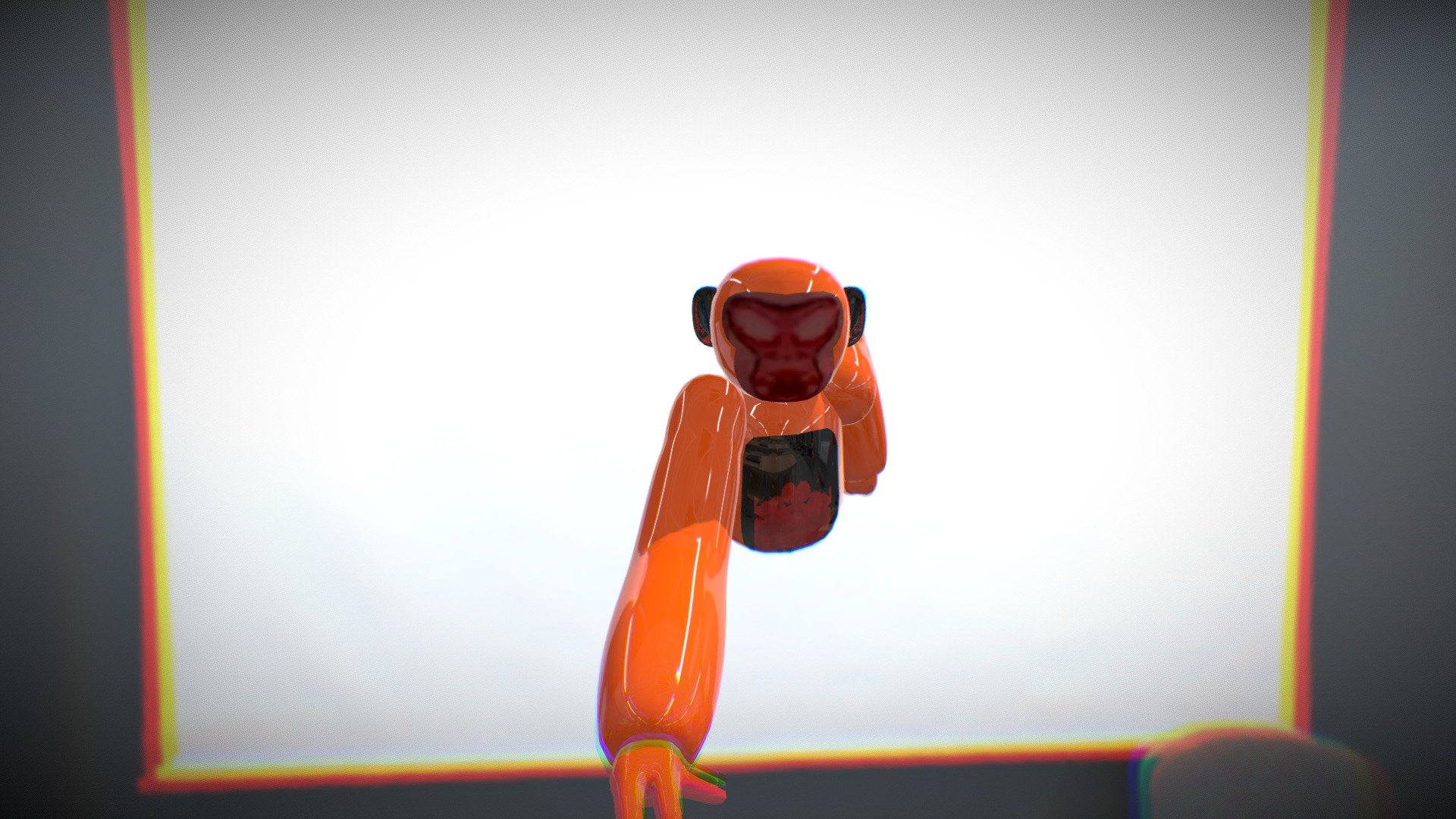 scared_chimp_my_custom_monster - 3D model by Sand man horror (@seek0724joey) [0c62a9b] - Sketchfab