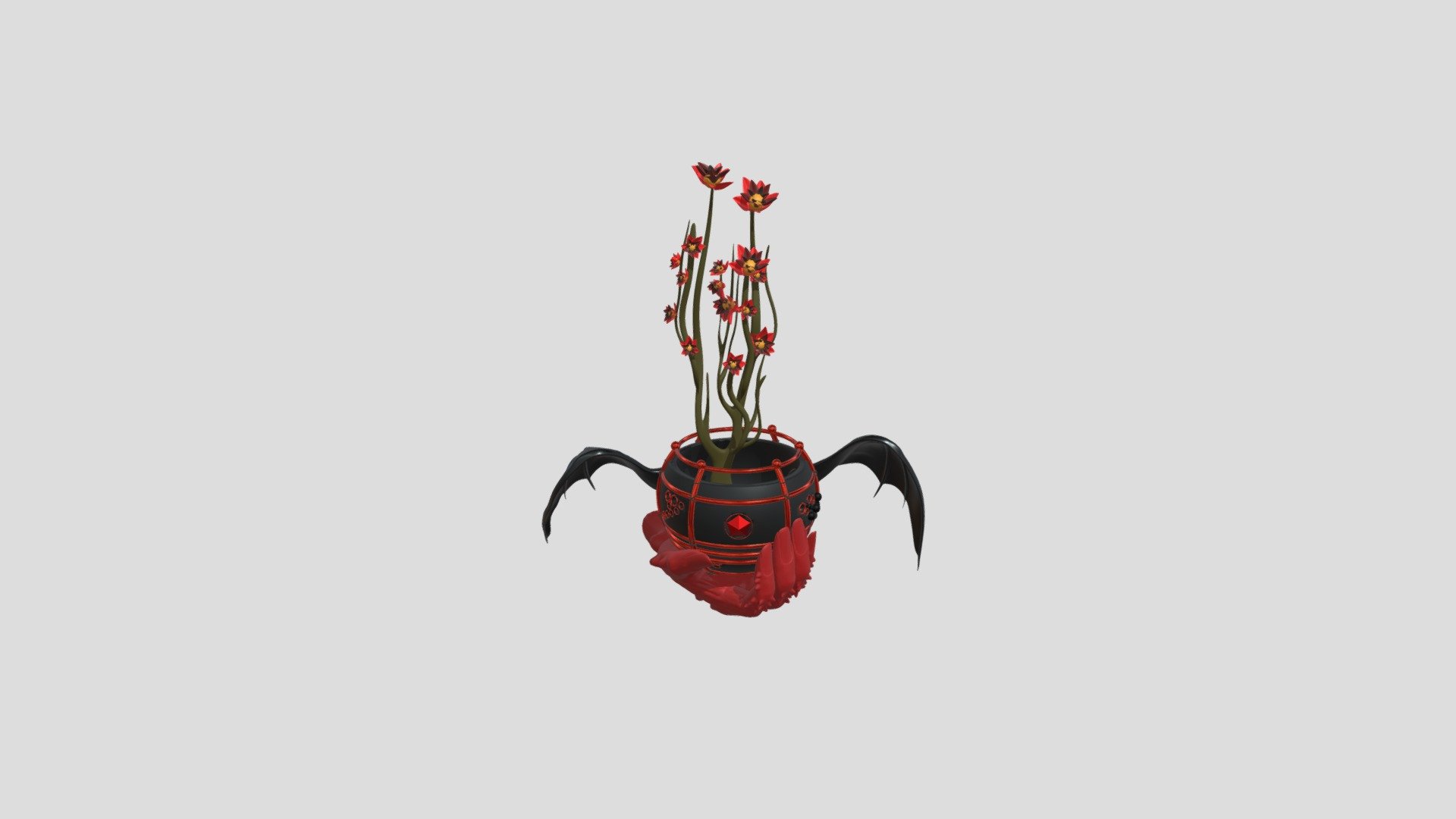 Demon Hand for Flowers - 3D model by SGclub [0c63b97] - Sketchfab