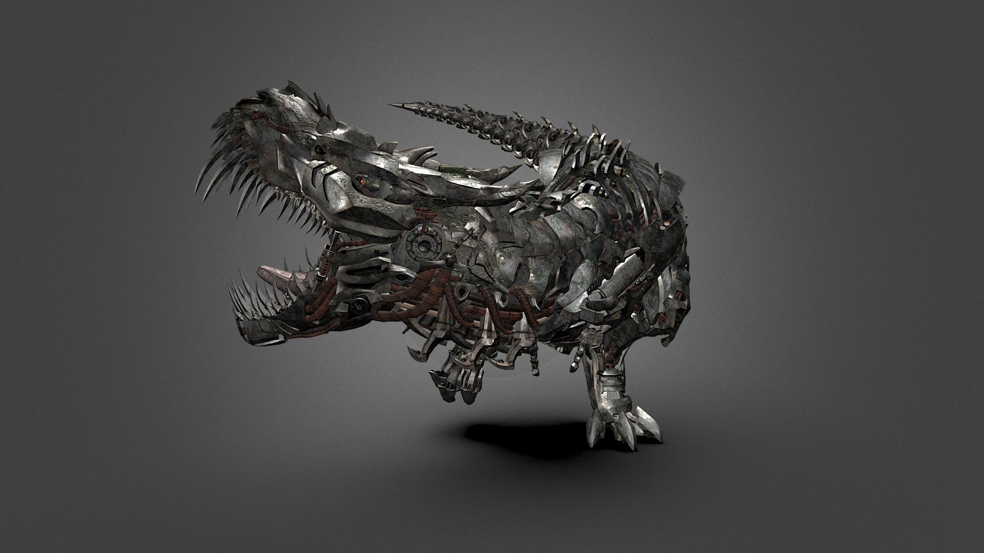 Grimlock - T-Rex form - 3D model by Filippo Ferrarini ...