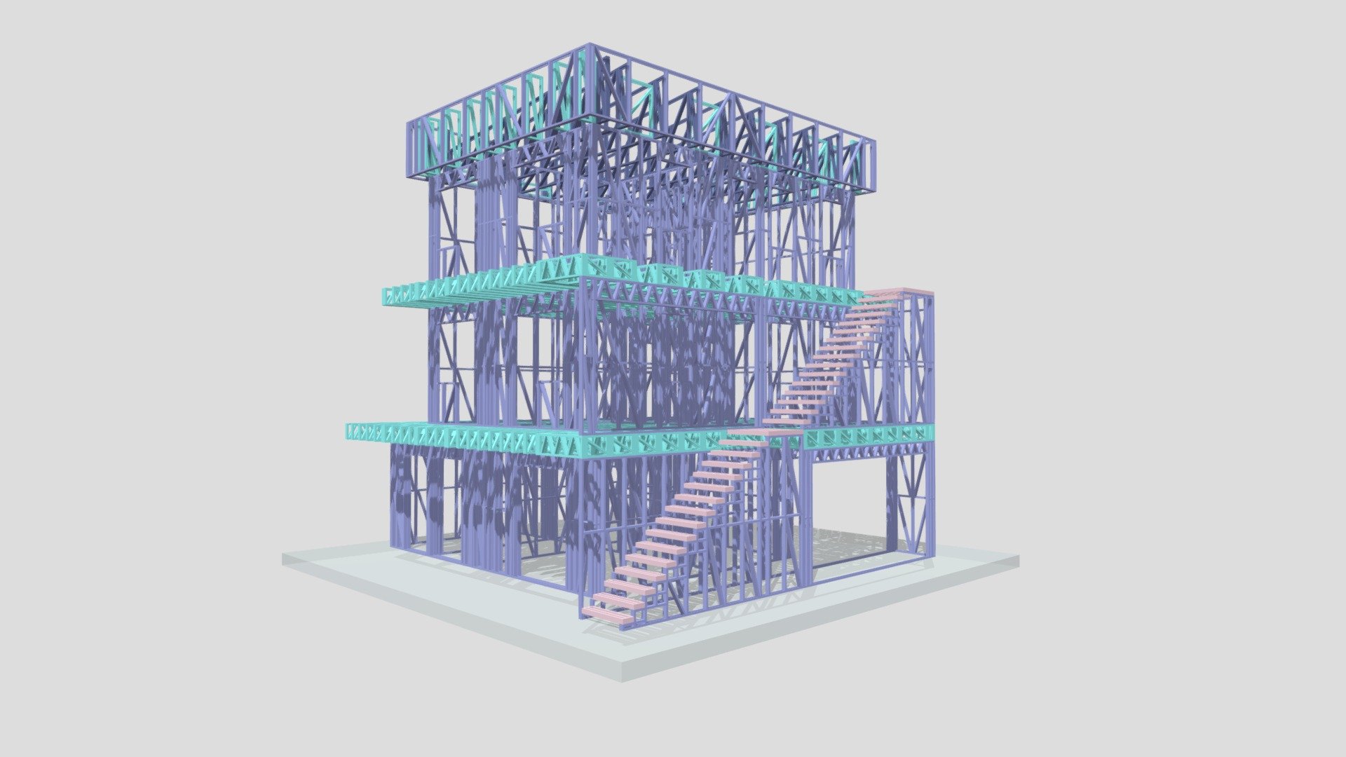 Dom 6_3x8_7 3fl - 3D model by lstk-rus [0c64c5e] - Sketchfab
