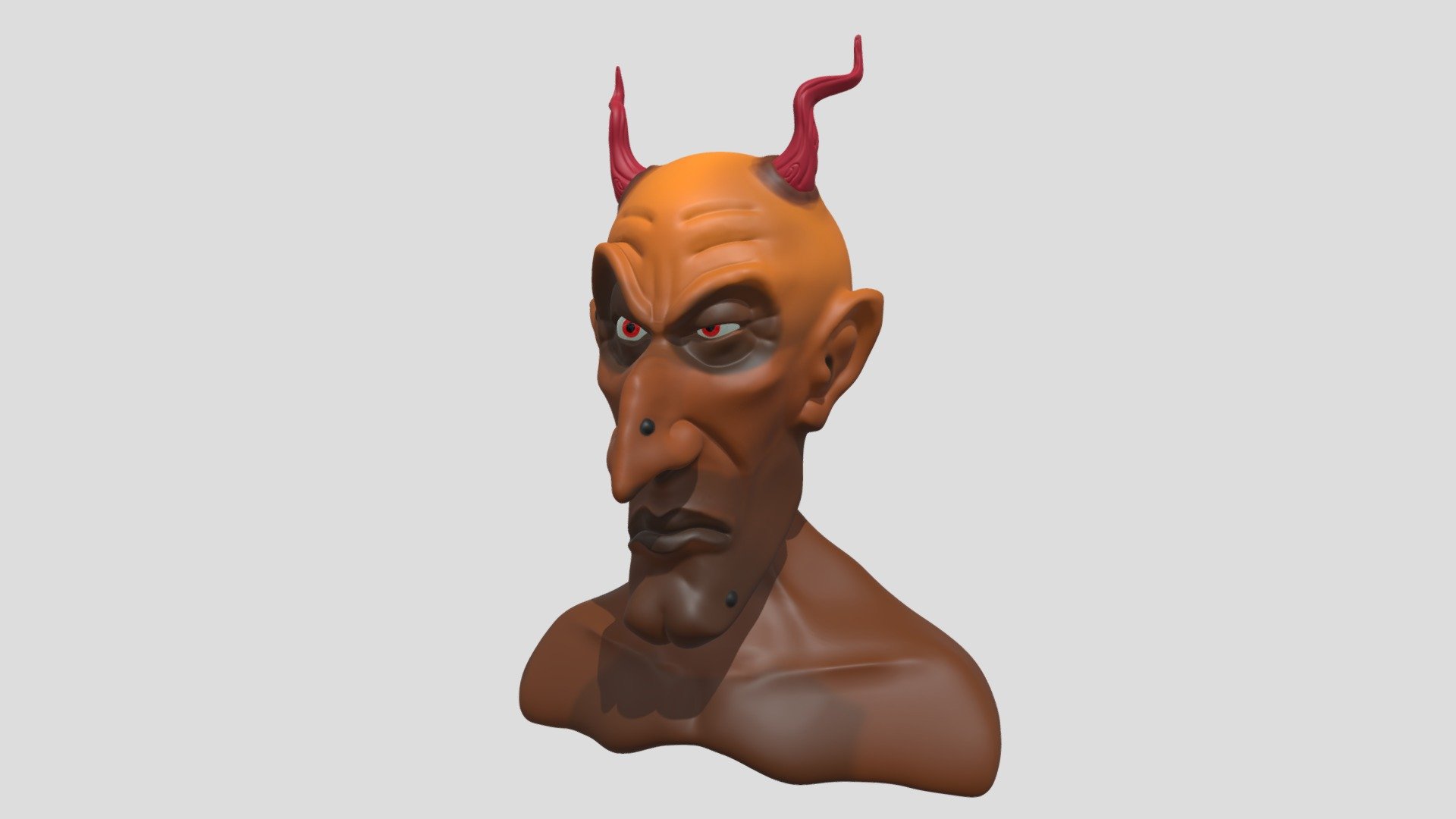 Evil Face - 3D model by rockstaralansaji [0c64d1c] - Sketchfab