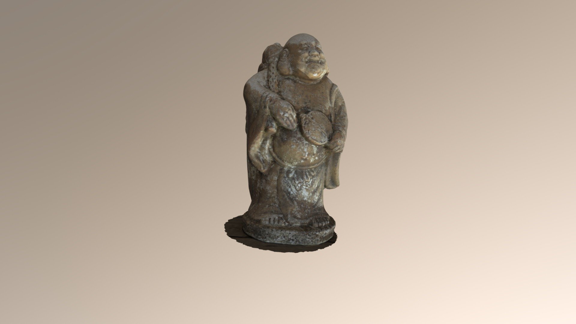 Chinese statue 3D model - 3D model by MohamedHesham [0c6784c] - Sketchfab