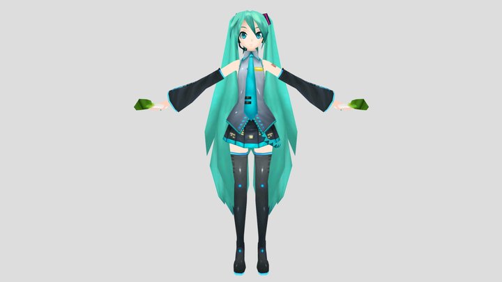 Mikumikudance 3D models - Sketchfab