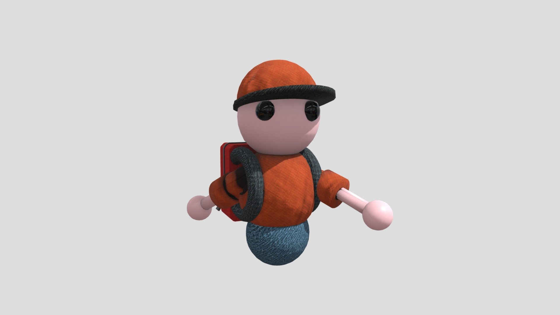 Pizzaboy (Character rig for a school project) - 3D model by ...
