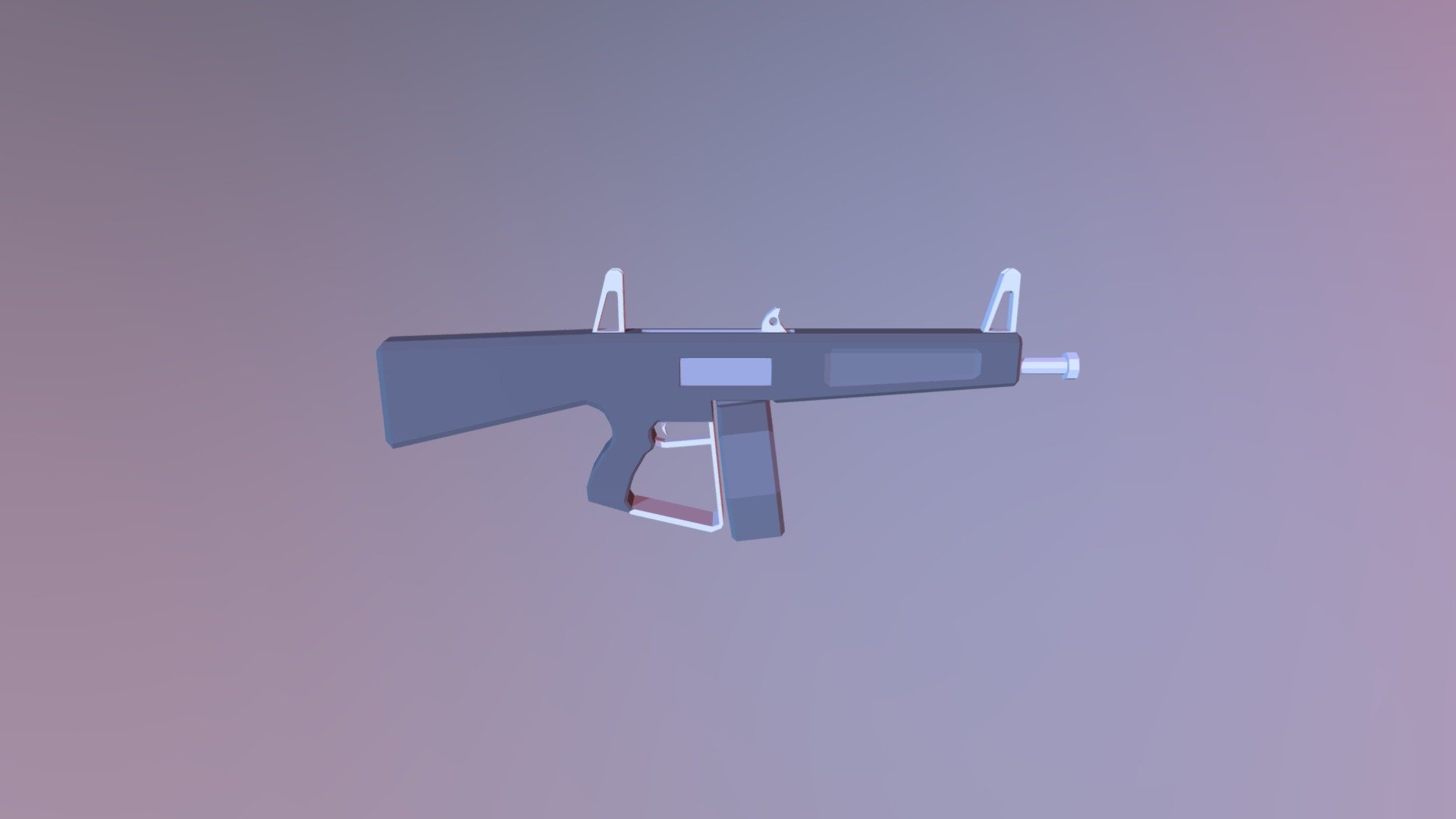 AA-12 Automatic Shotgun Low Poly - Download Free 3D model by aBraM ...