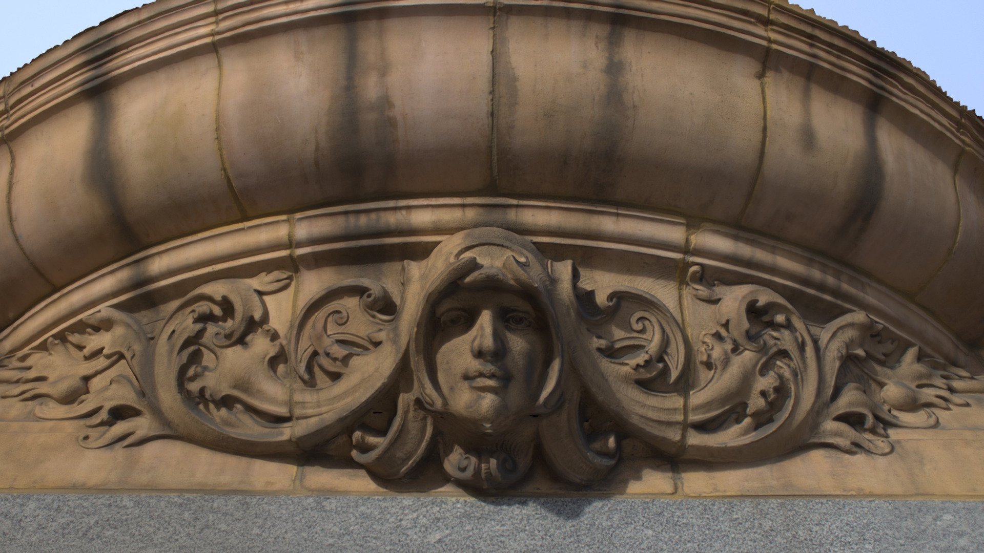 Ornate Window base detail - 3D model by 3D-Mand [0c6ee06] - Sketchfab