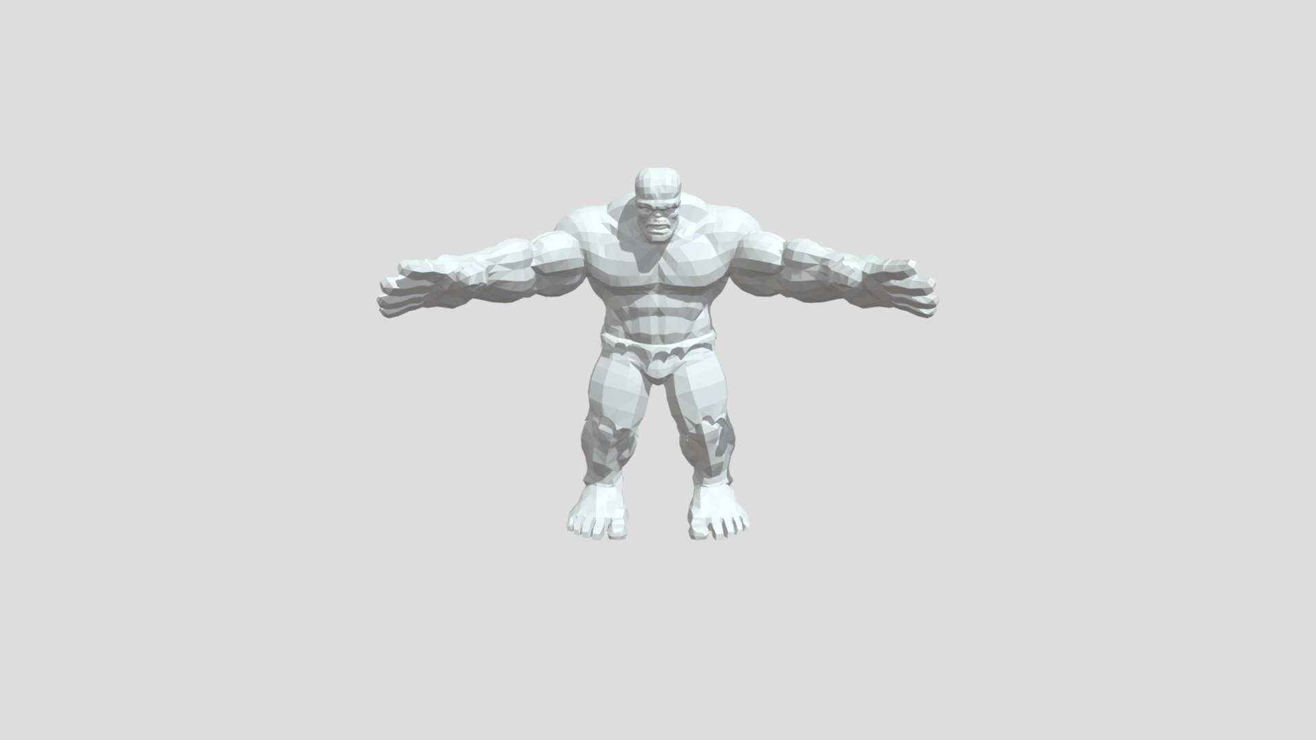 Classic Grey Hulk - Download Free 3D model by LqrsVFX (@ledfordlarsen11 ...