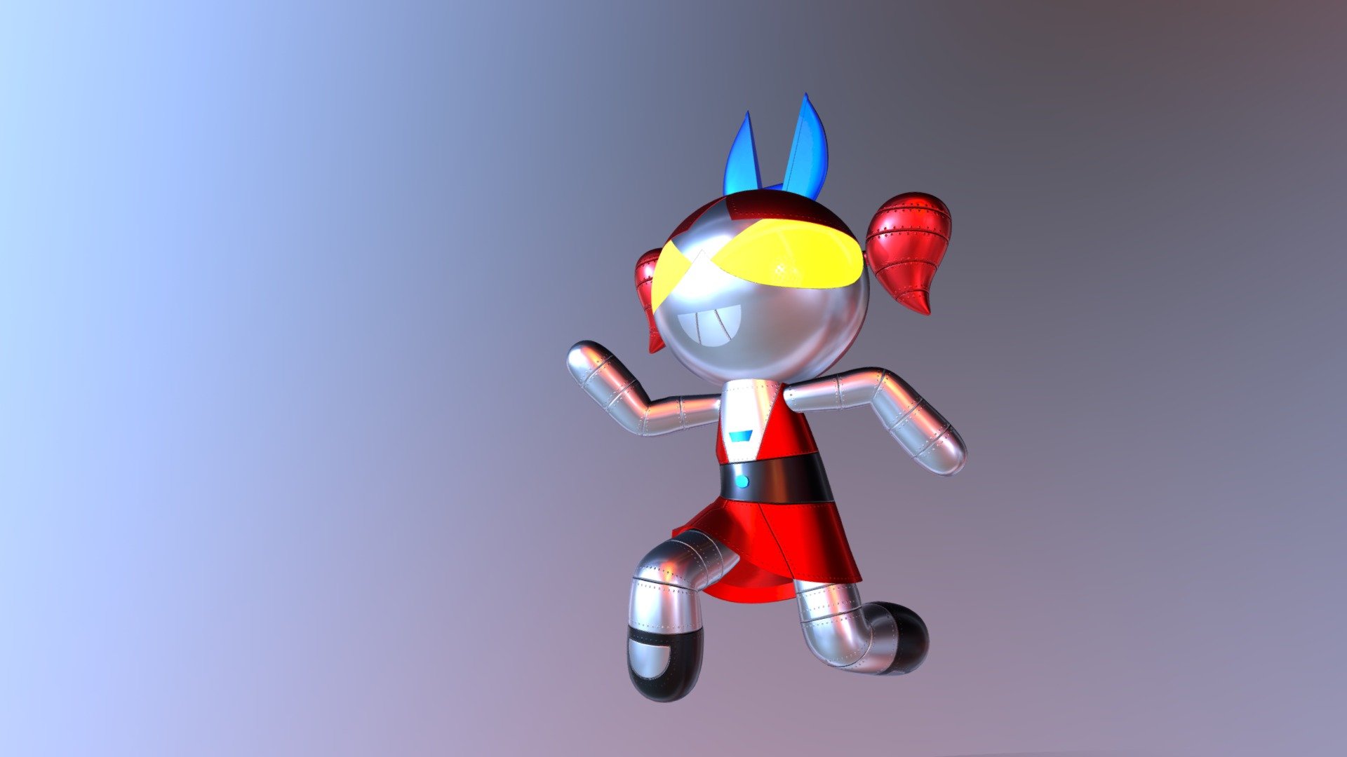 Powerpuff Dynamo - Download Free 3D model by EJBS1991 (@romubar ...