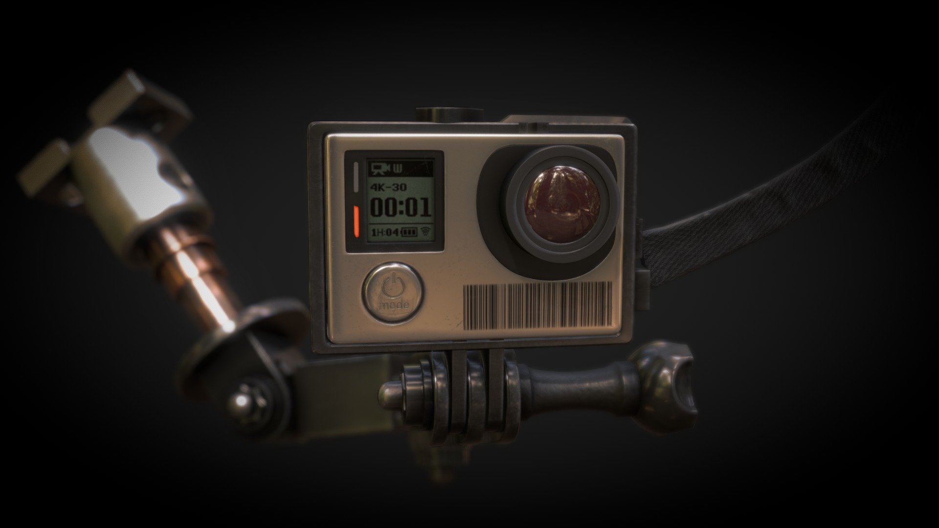 GoPro Hero 4 - Buy Royalty Free 3D model by Courtney.page [0c704bb ...
