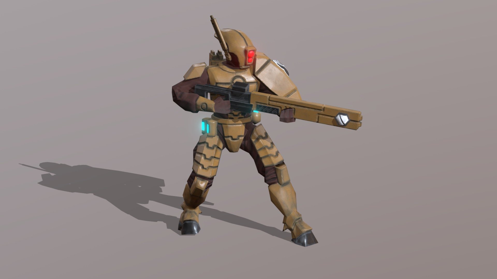 Dawn of War Tau Fire Warrior Remastered - 3D model by GrimmGitz ...