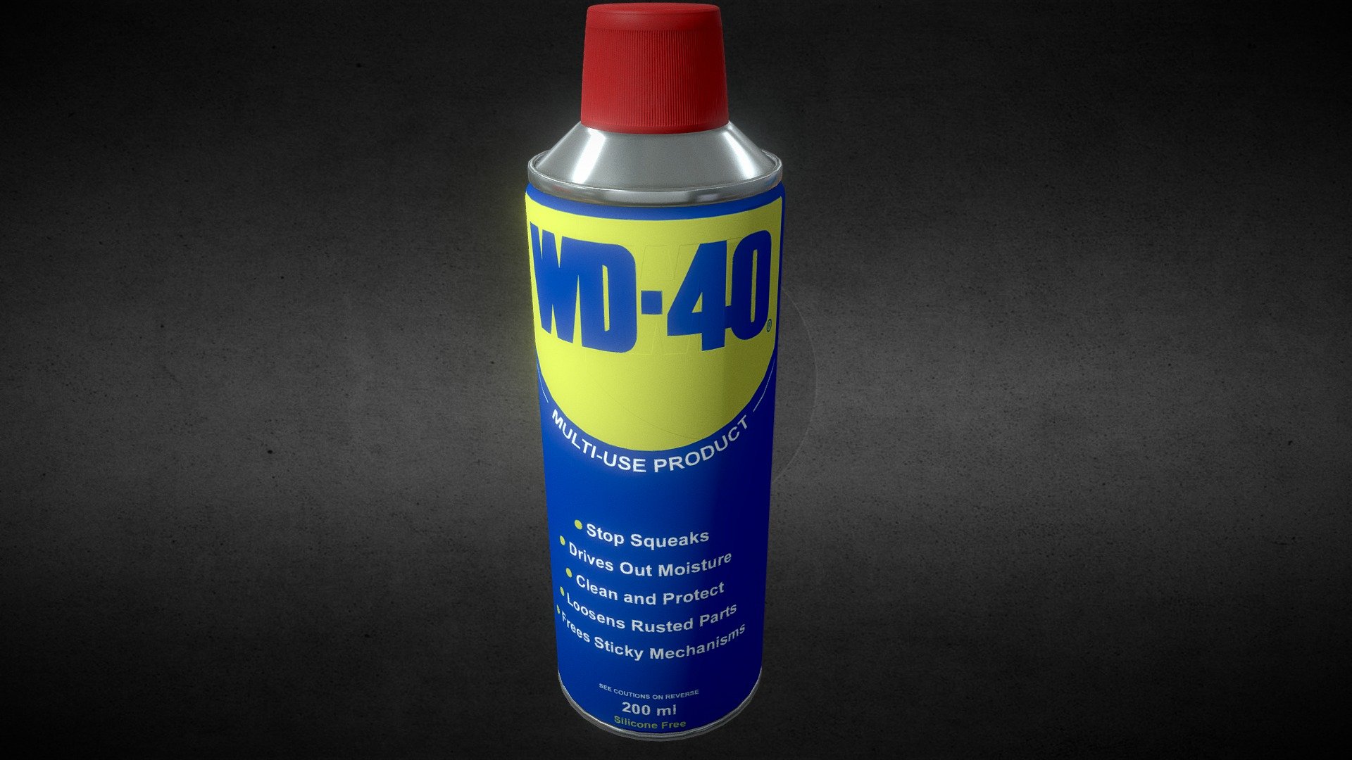 WD40 Spray - 3D model by zhezhela [0c760ad] - Sketchfab