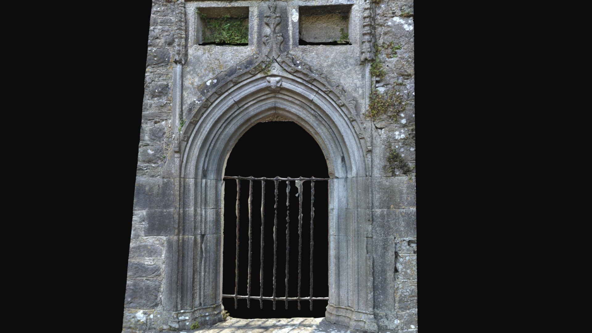 Lorrha Priory (TN004-010006-) West Door - Download Free 3D model by ...
