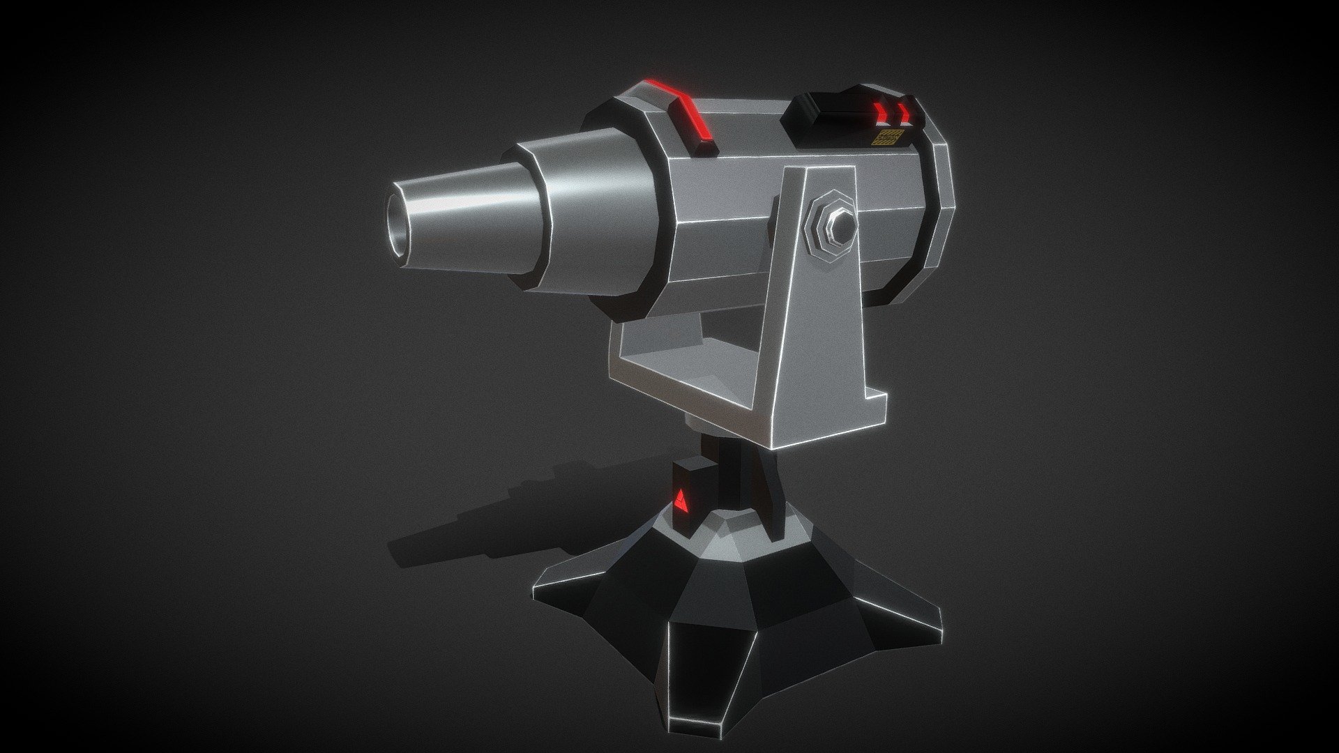 Turret - Download Free 3D model by SkullDusk [0c763c7] - Sketchfab